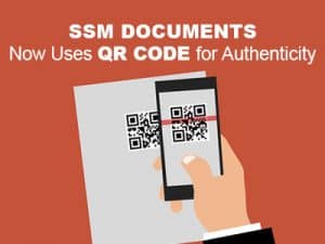Digital Certified True Copies: SSM Uses QR Code and Web Checker