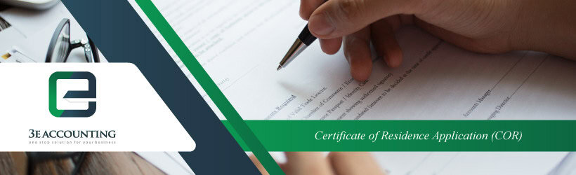 Malaysia Certificate of Residence Application (COR)