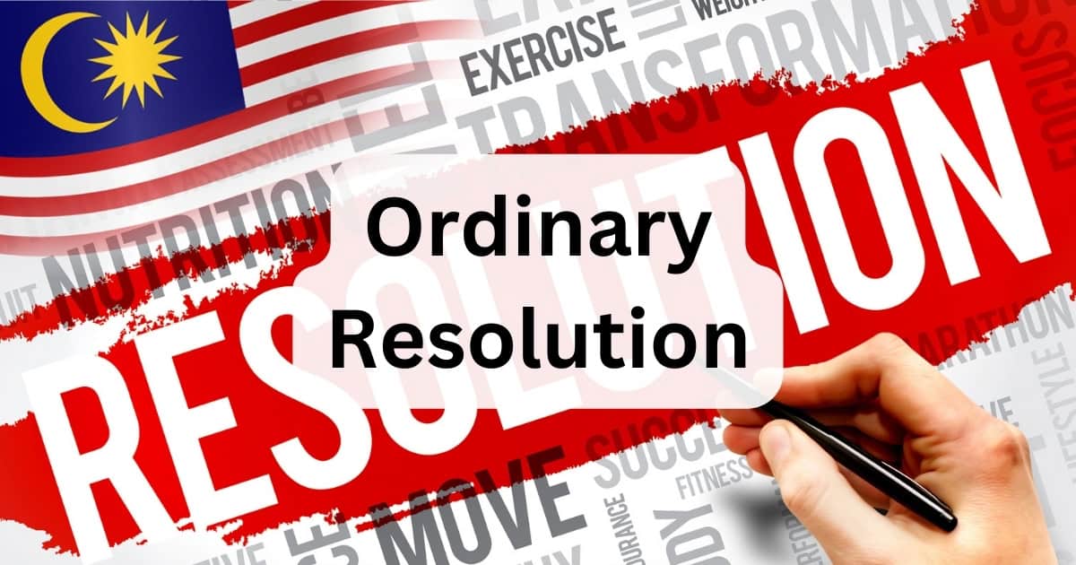 Ordinary Resolution - Business Compendium
